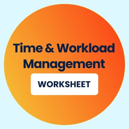 Time & Workload Management Worksheet – Balancing Act Life Management ...